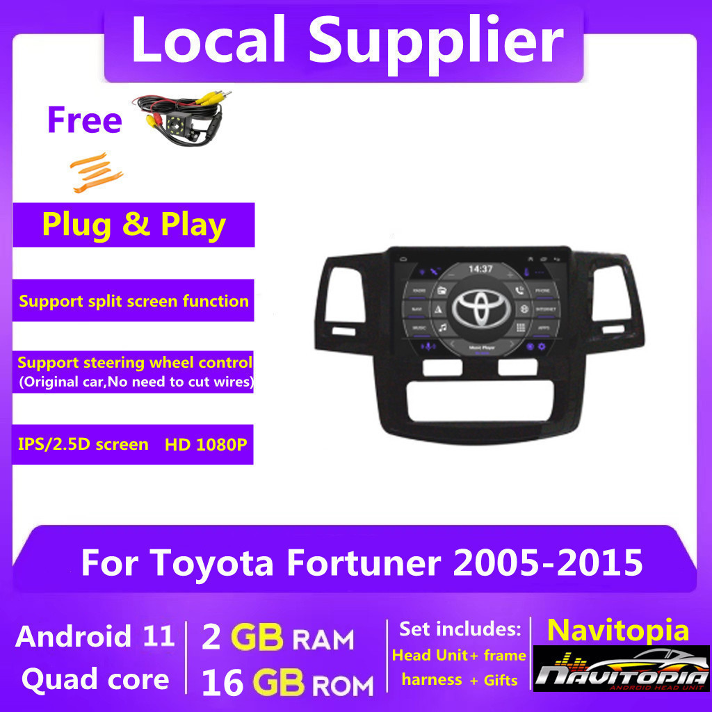 NAVITOPIA Android 11 2G RAM 16G/32G ROM(optional) Car GPS Navigation ...