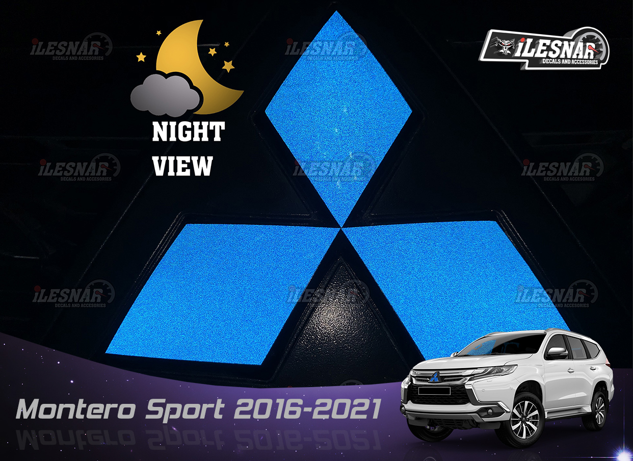 Mitsubishi Montero Sport 2016-2023 Front and Rear Logo Premium ...