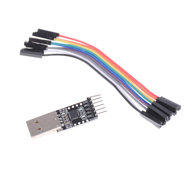 USB 2.0 to TTL UART 6PIN CP2102 Module Serial Converter + Cable - kunzhan - ThaiPick