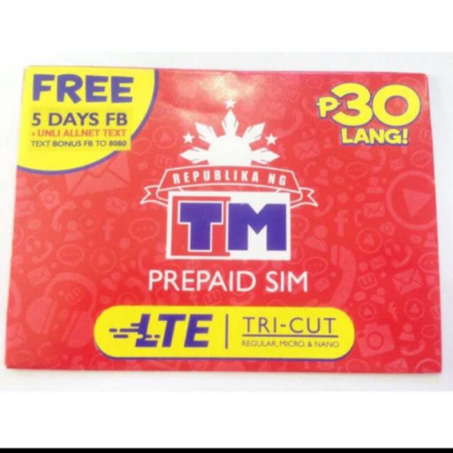 TM LTE Sim card | Lazada PH