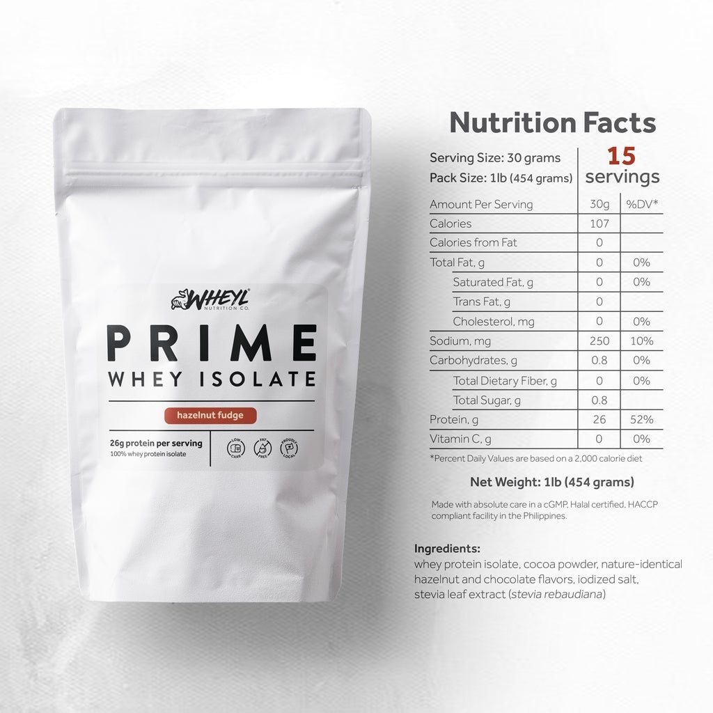 Wheyl Prime Whey Isolate Protein 1lbs Free Stickers Scoopers Lactose ...