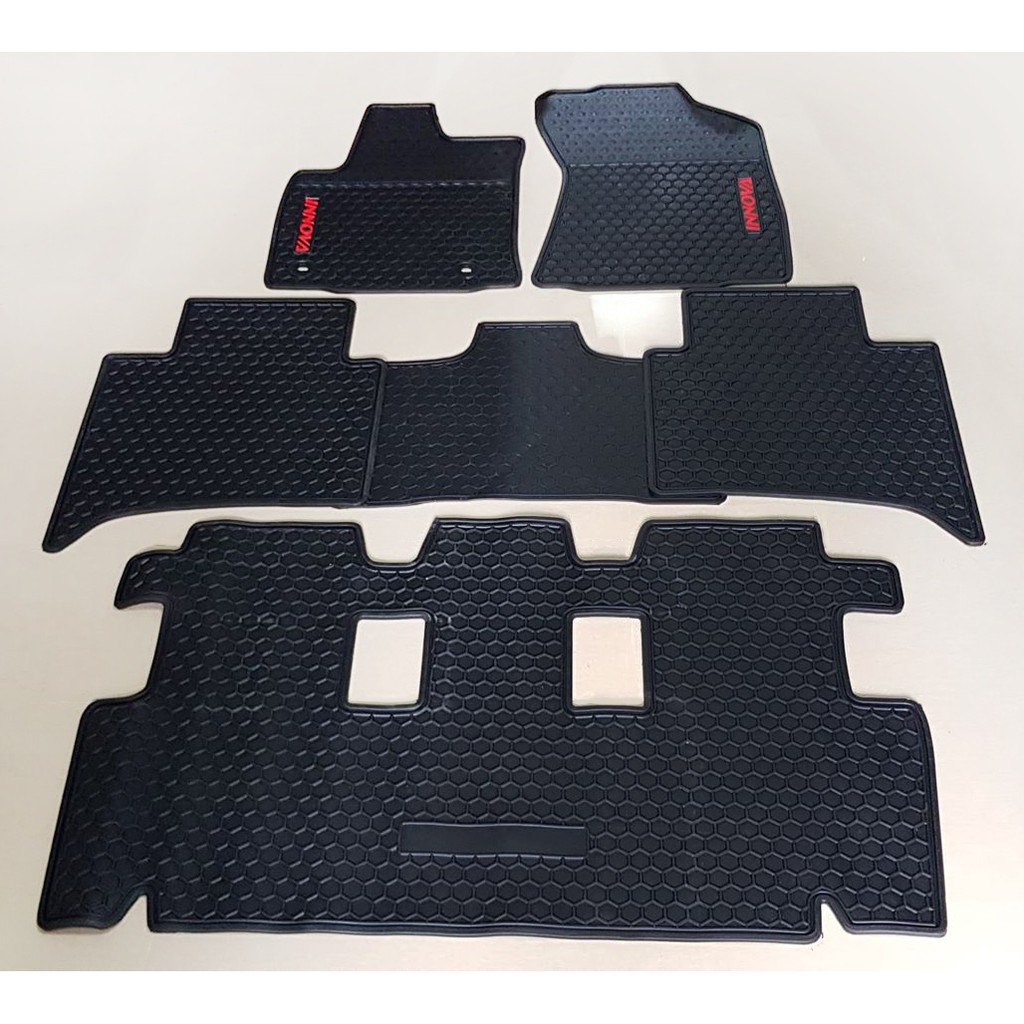 Toyota Innova 2016 to 18 Black Rubber Matting | Lazada PH