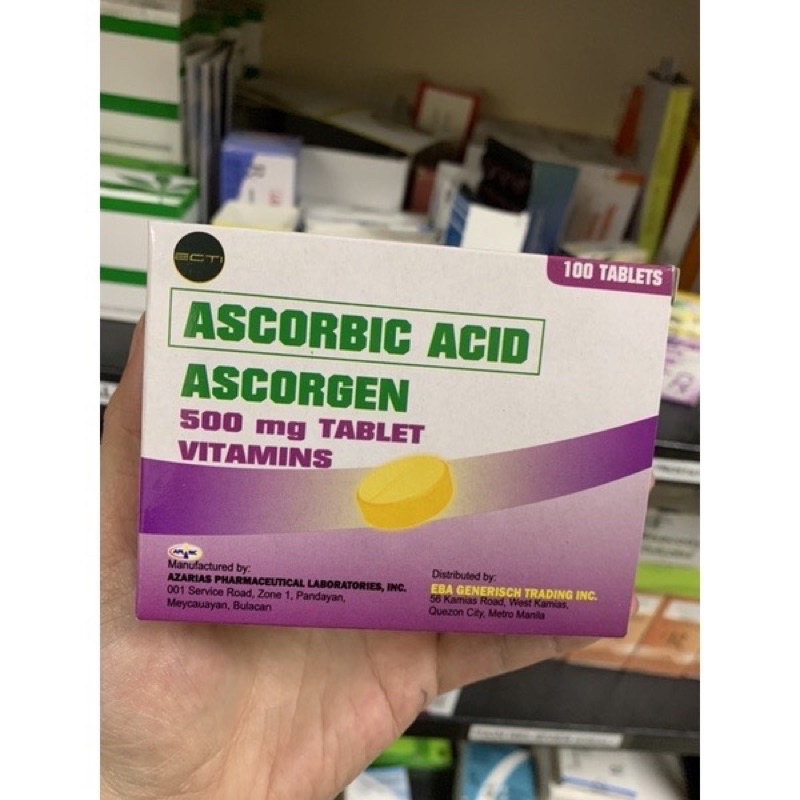 VITAMIN C ASCORBIC ACID (ASCORGEN / BETTER C / ENOCEE ) 500mg tab ...