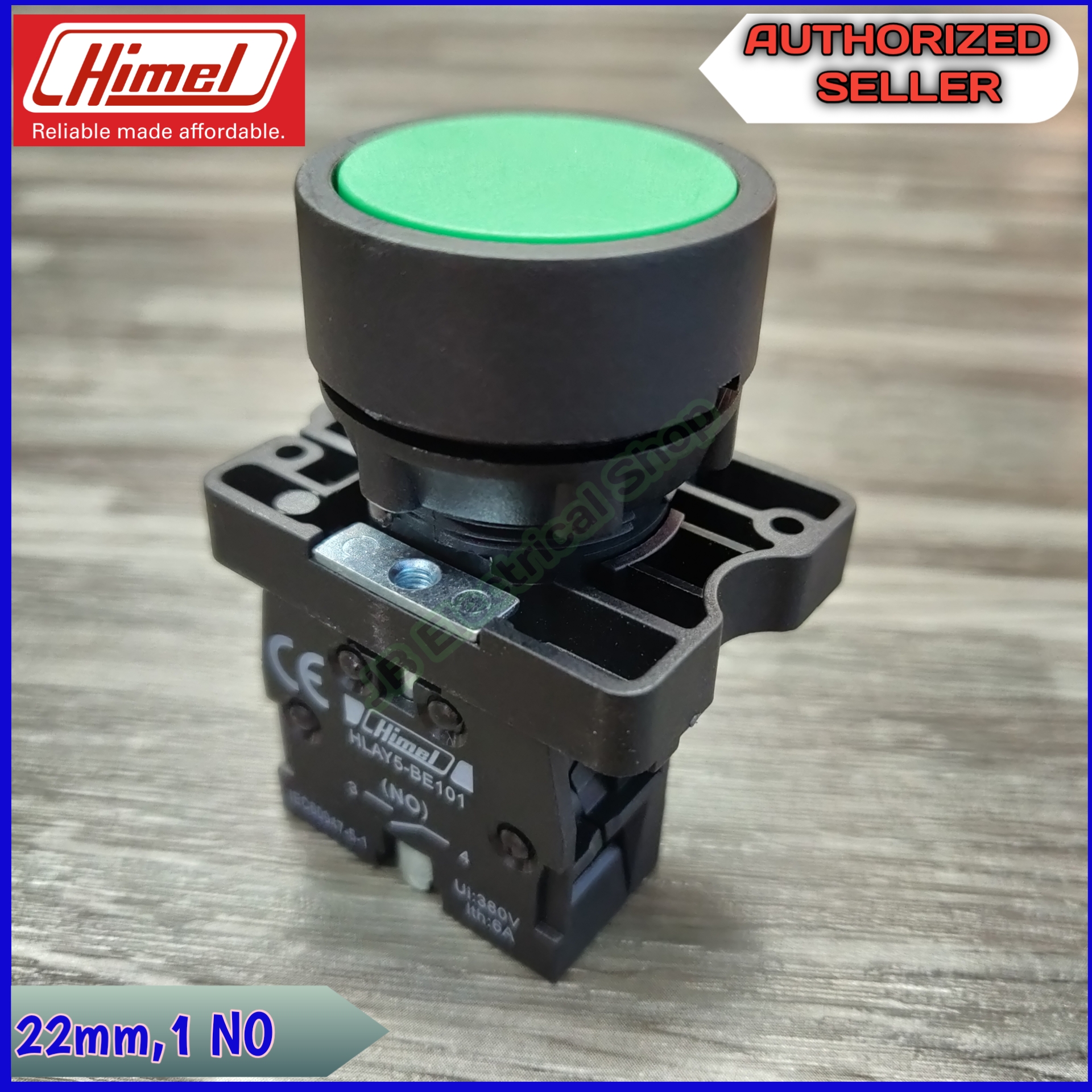 Himel Flush Push Button 22mm | Lazada PH