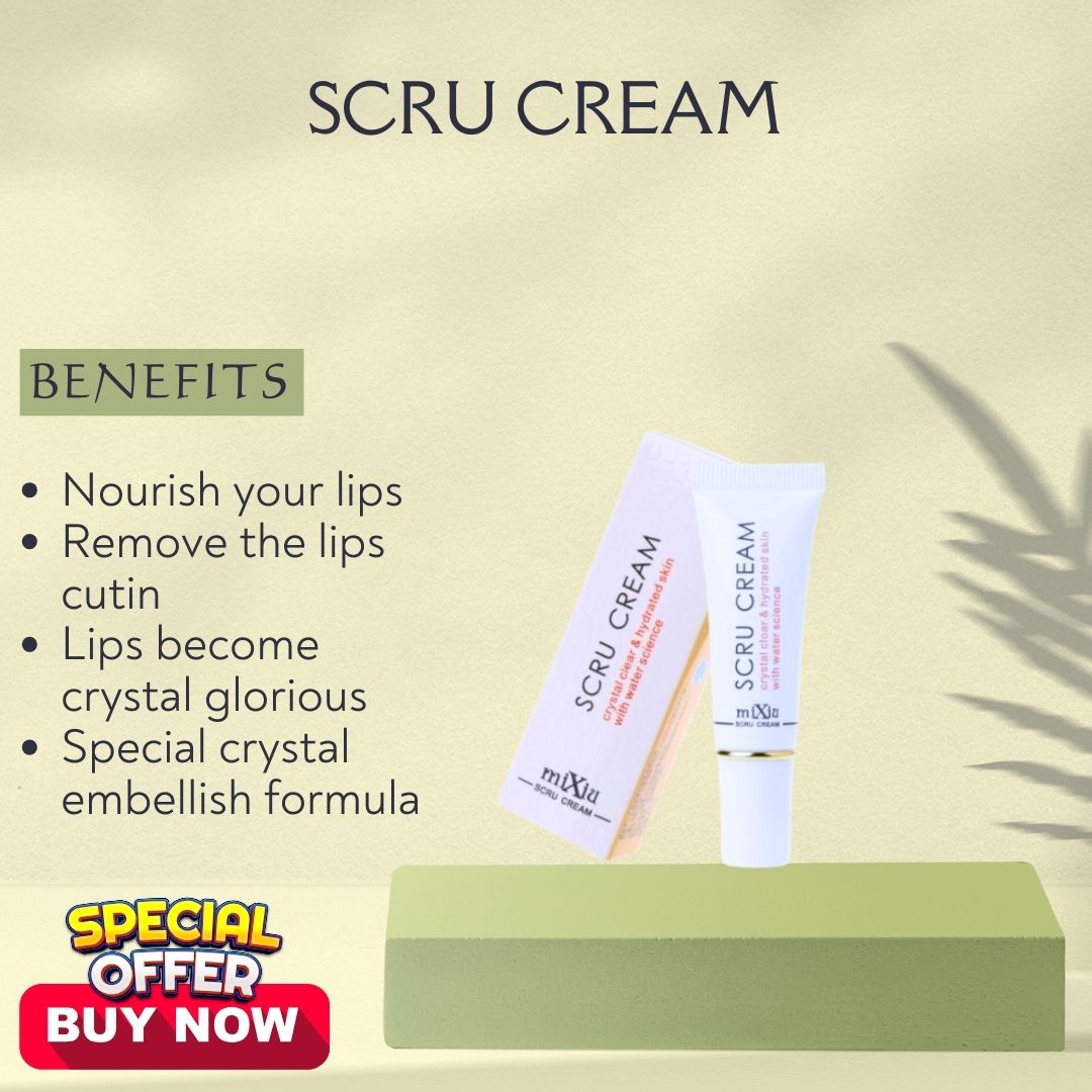 Scru Cream for dark, crack and dry lips long lasting lip care lipstick ...