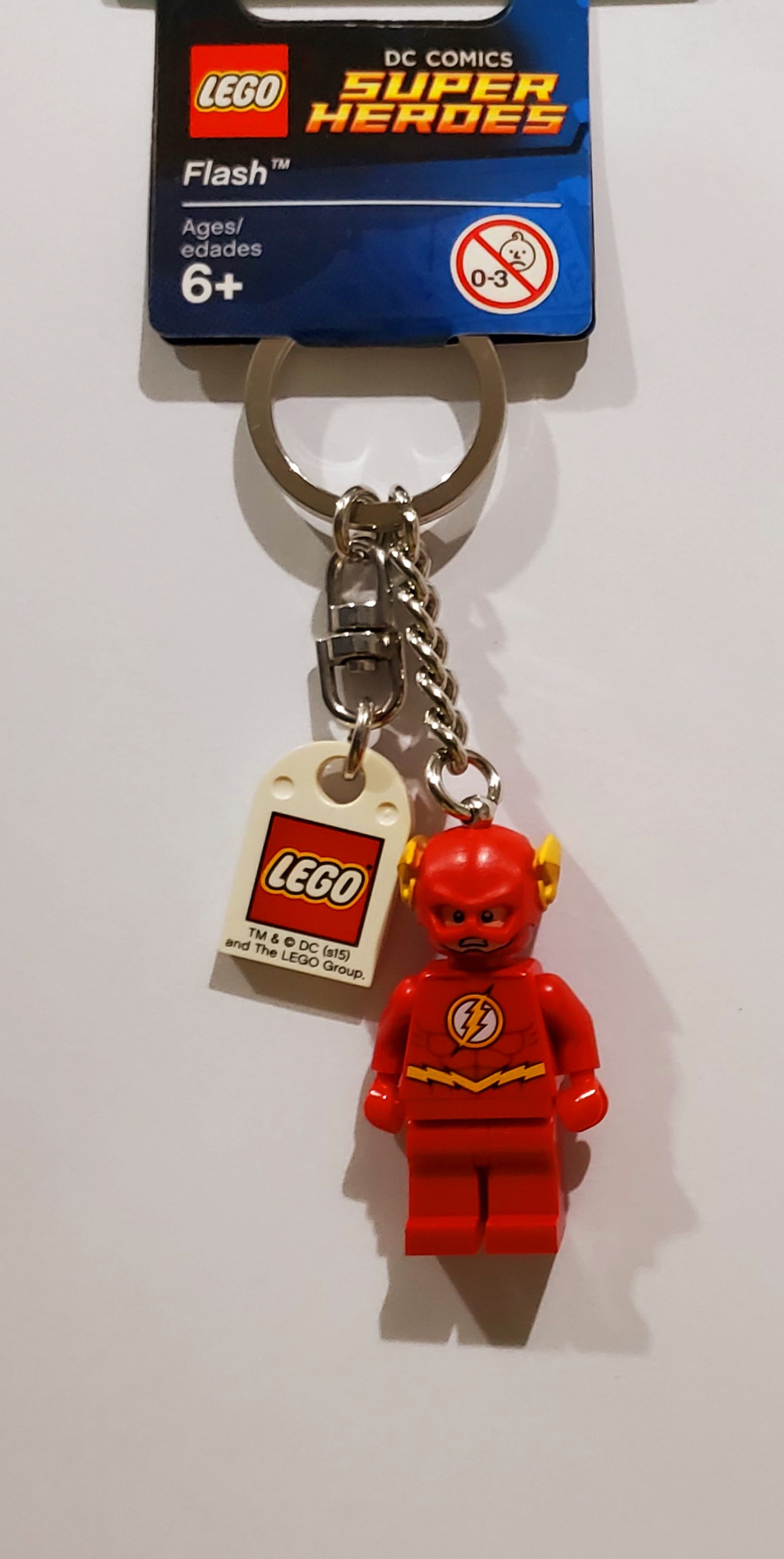 The Flash Lego Keychain