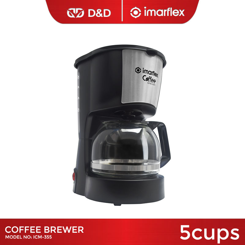 Imarflex ICM-355 Thermo Glass Carafe, Coffee Brewer (5 Cups) | Lazada PH