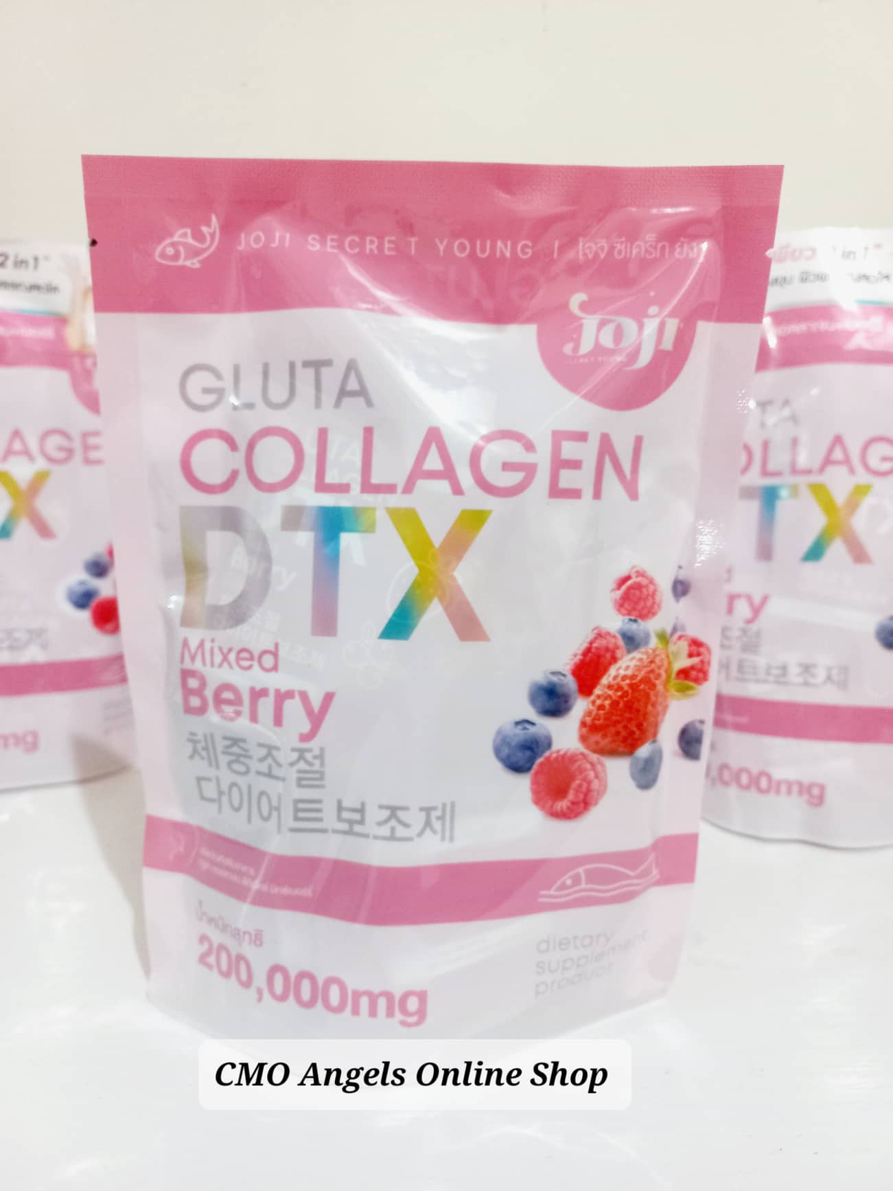 Authentic Joji Gluta Collagen DTX Mixed Berries Whitening Anti-Aging ...