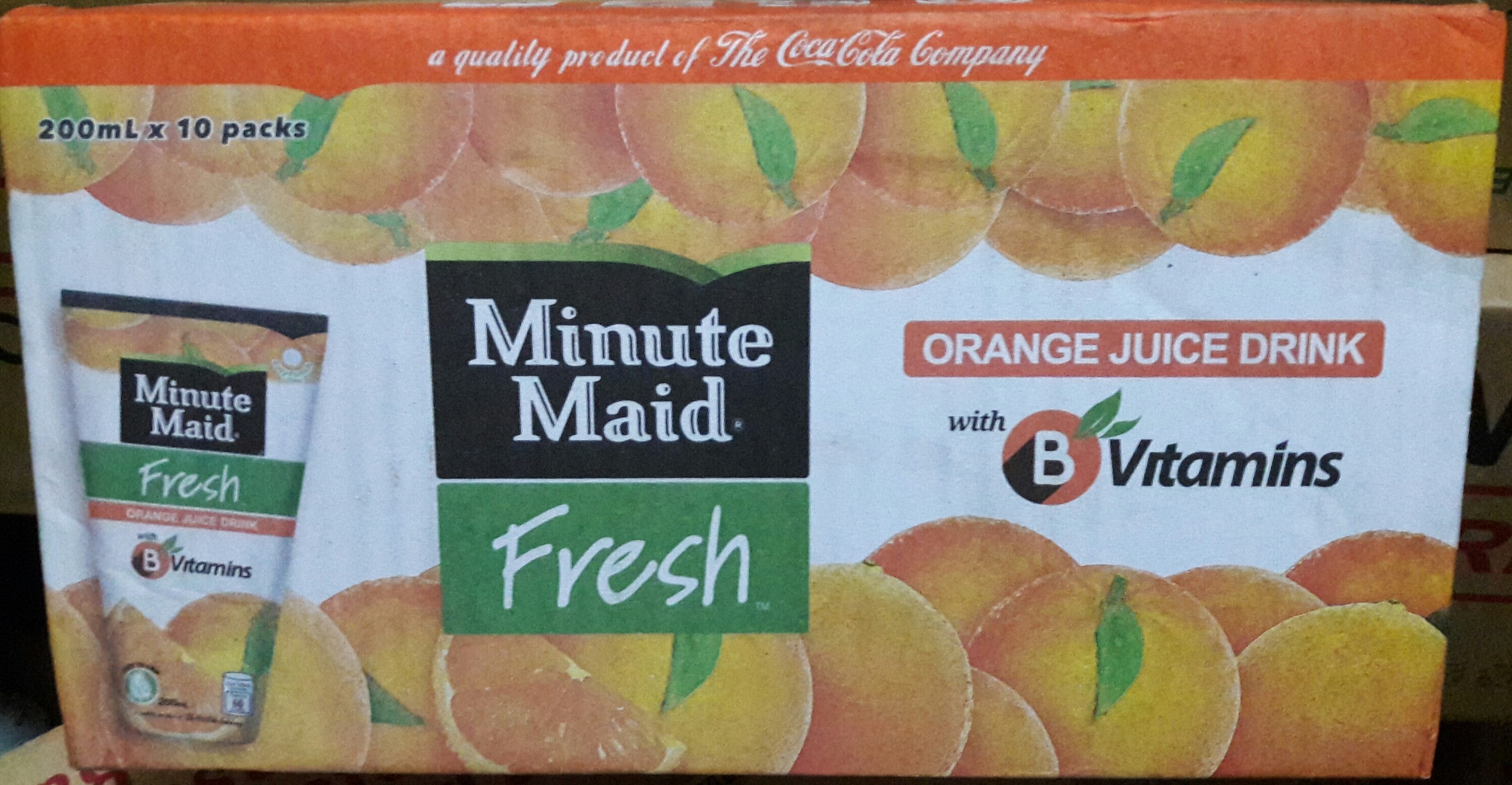 Minute Maid Orange Juice Drink (200ml x 10 packs) | Lazada PH