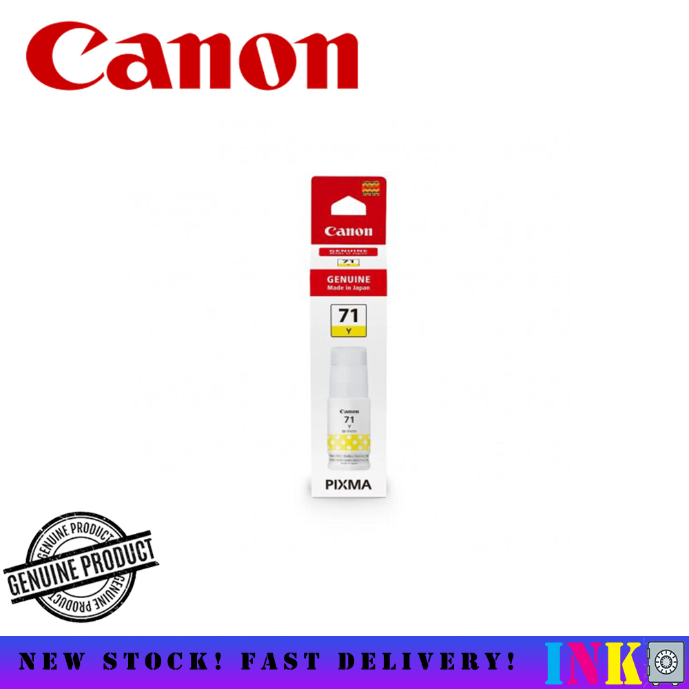 Canon Original GI 71 Ink Color and Black (Cyan, Magenta, Yellow, or ...