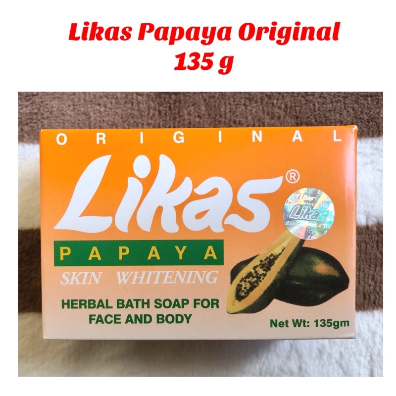 Original Likas Papaya Skin Whitening Herbal Bath Soap 135g | Lazada PH