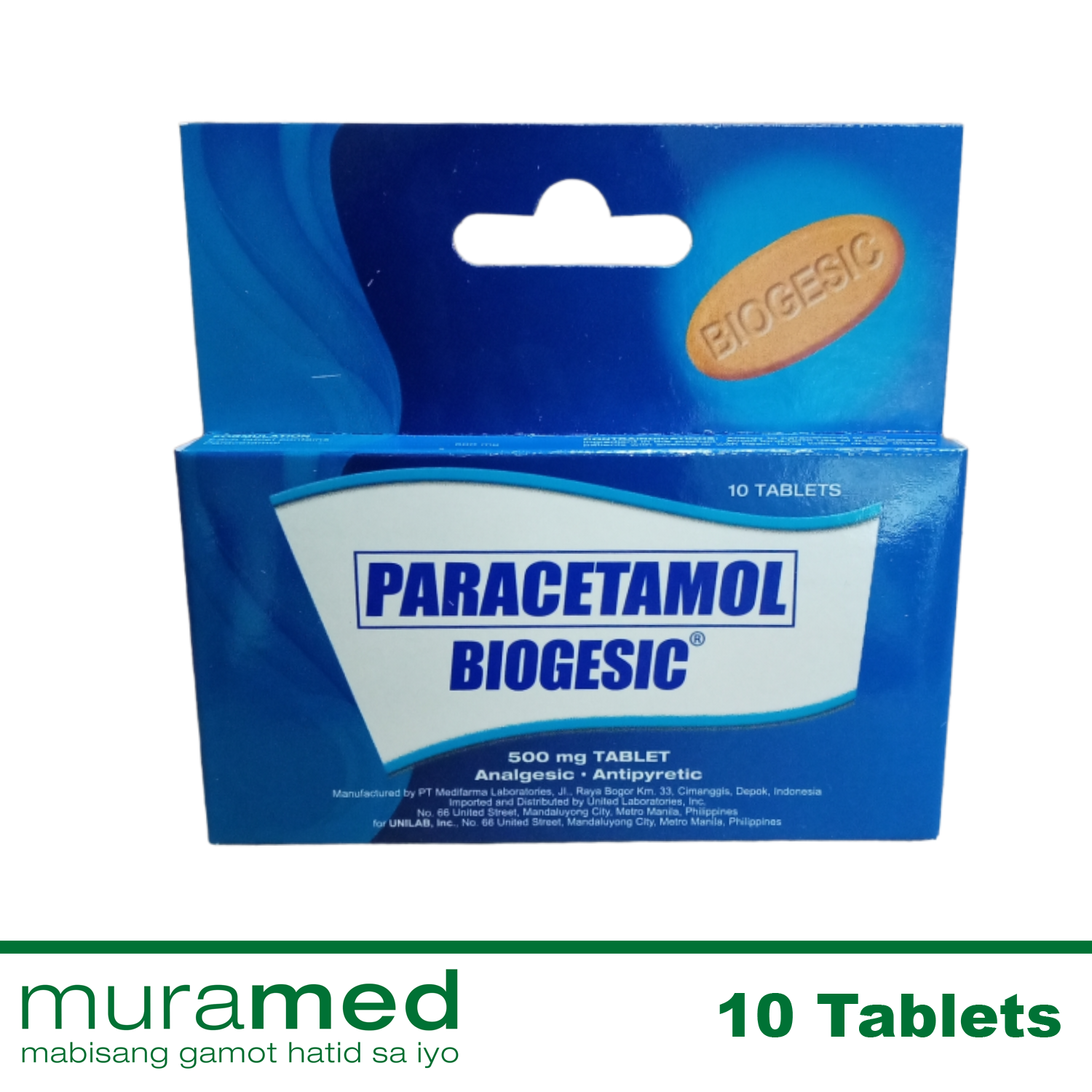 Biogesic Paracetamol 500 mg Tablet | Lazada PH