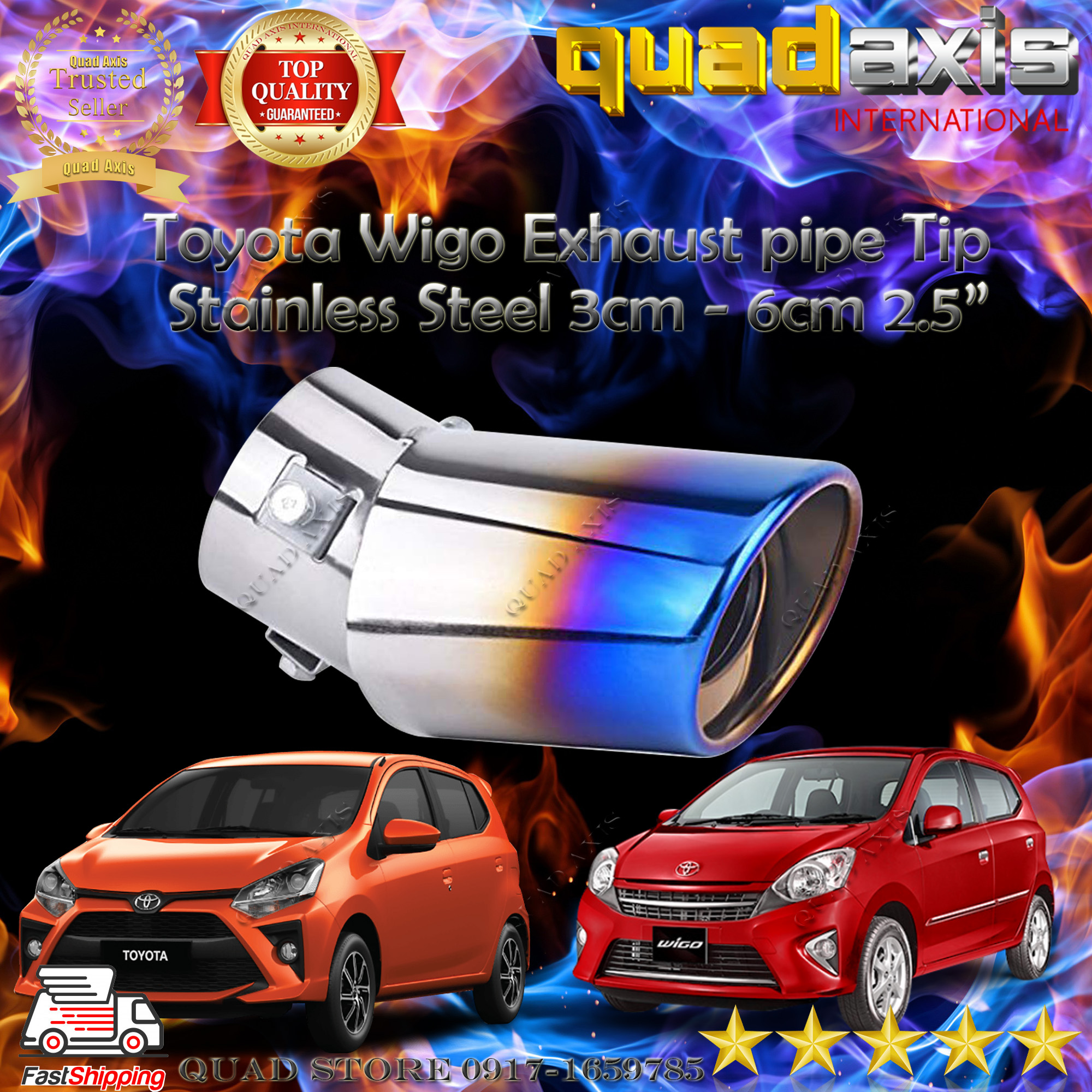 TOYOTA WIGO MUFFLER TIP CURVE | Lazada PH