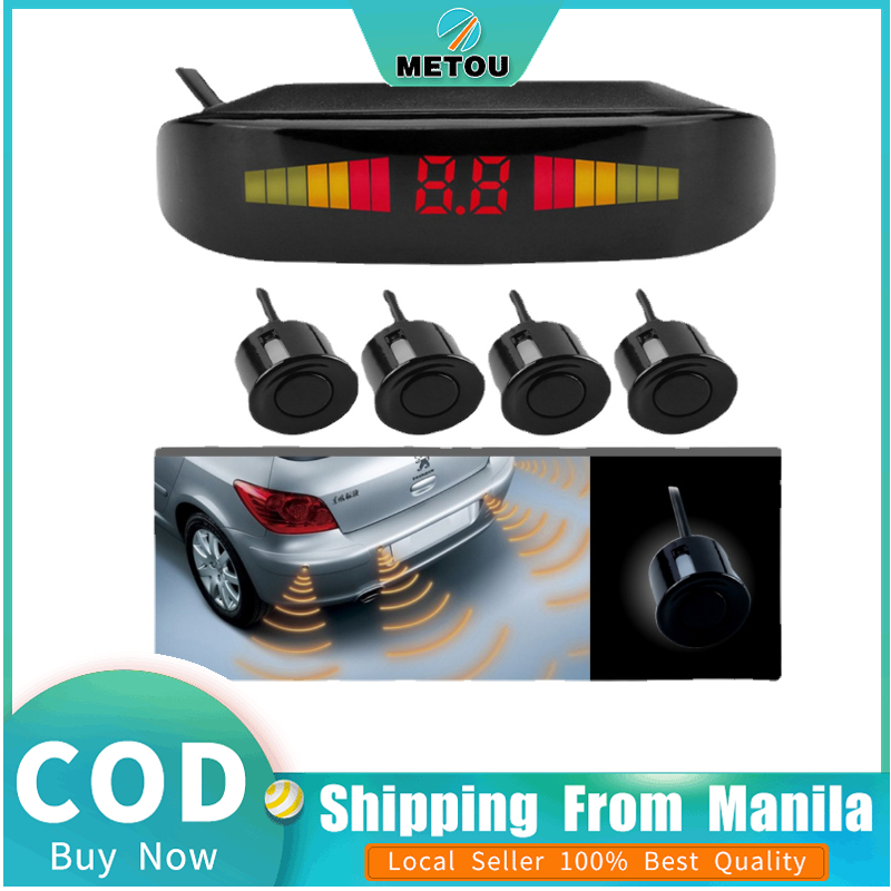 Car Parking Sensor Rear Reversing Radars System with 4 Parking Sensors ...