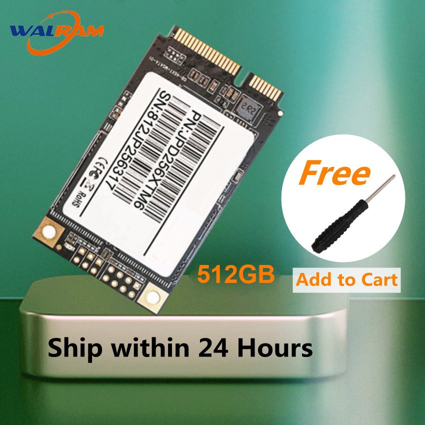 Walram 128GB Mini SATA3 Internal Solid State PCI-E Hard Drive Hard Disk ...