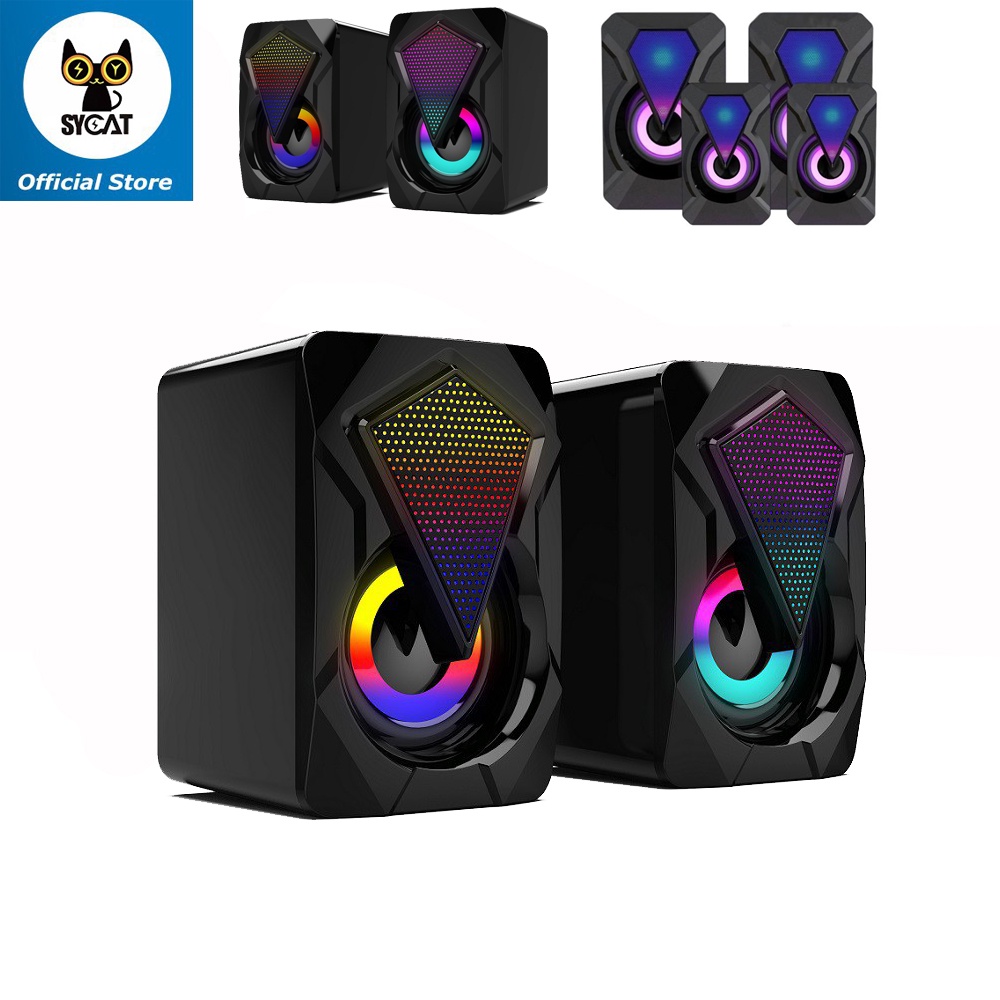 [Ready Stock] MINI Speaker RGB Computer Speaker For PC Computer Desktop ...