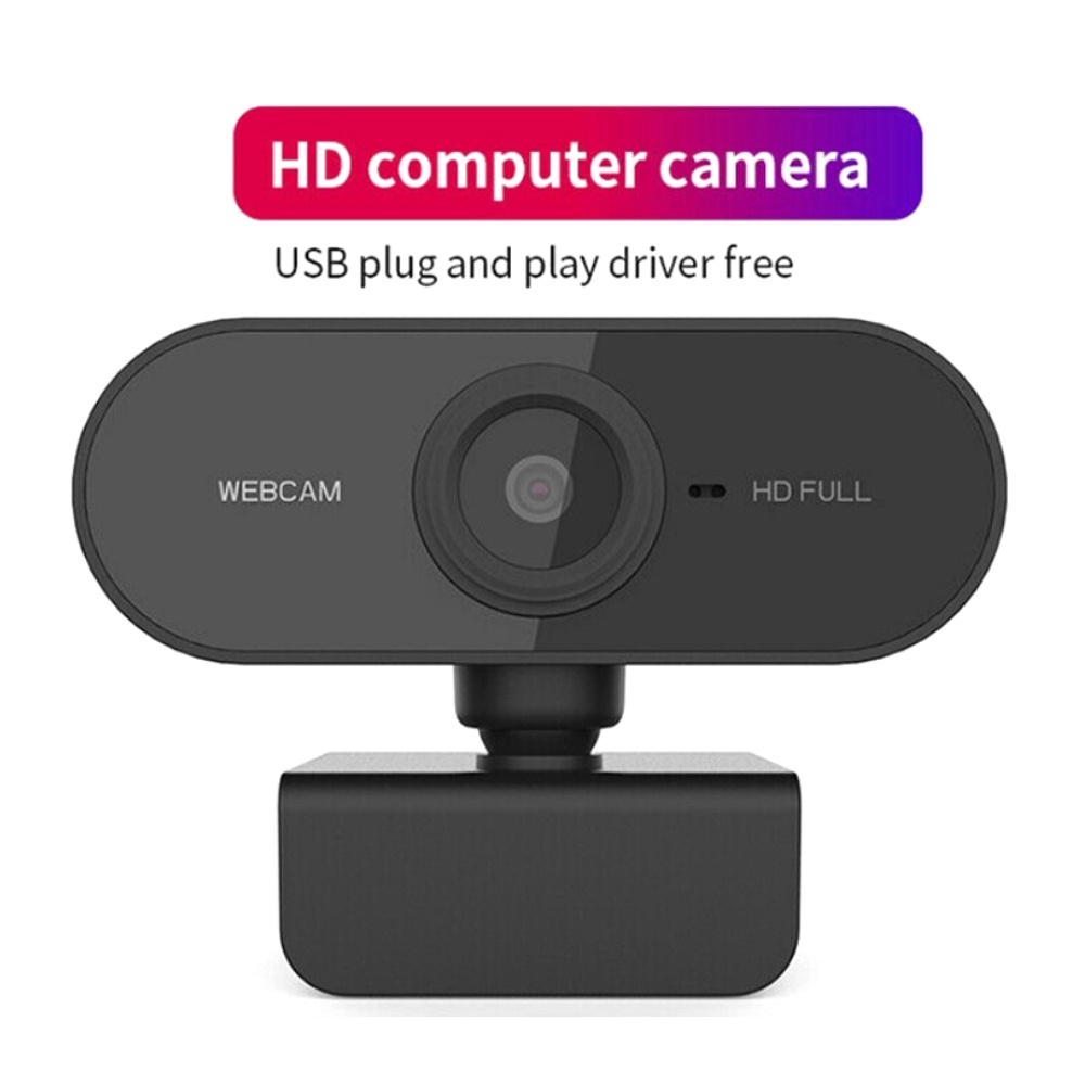 luckluck Webcam 1080P Full HD Video Call with Microphone for PC Laptop ...