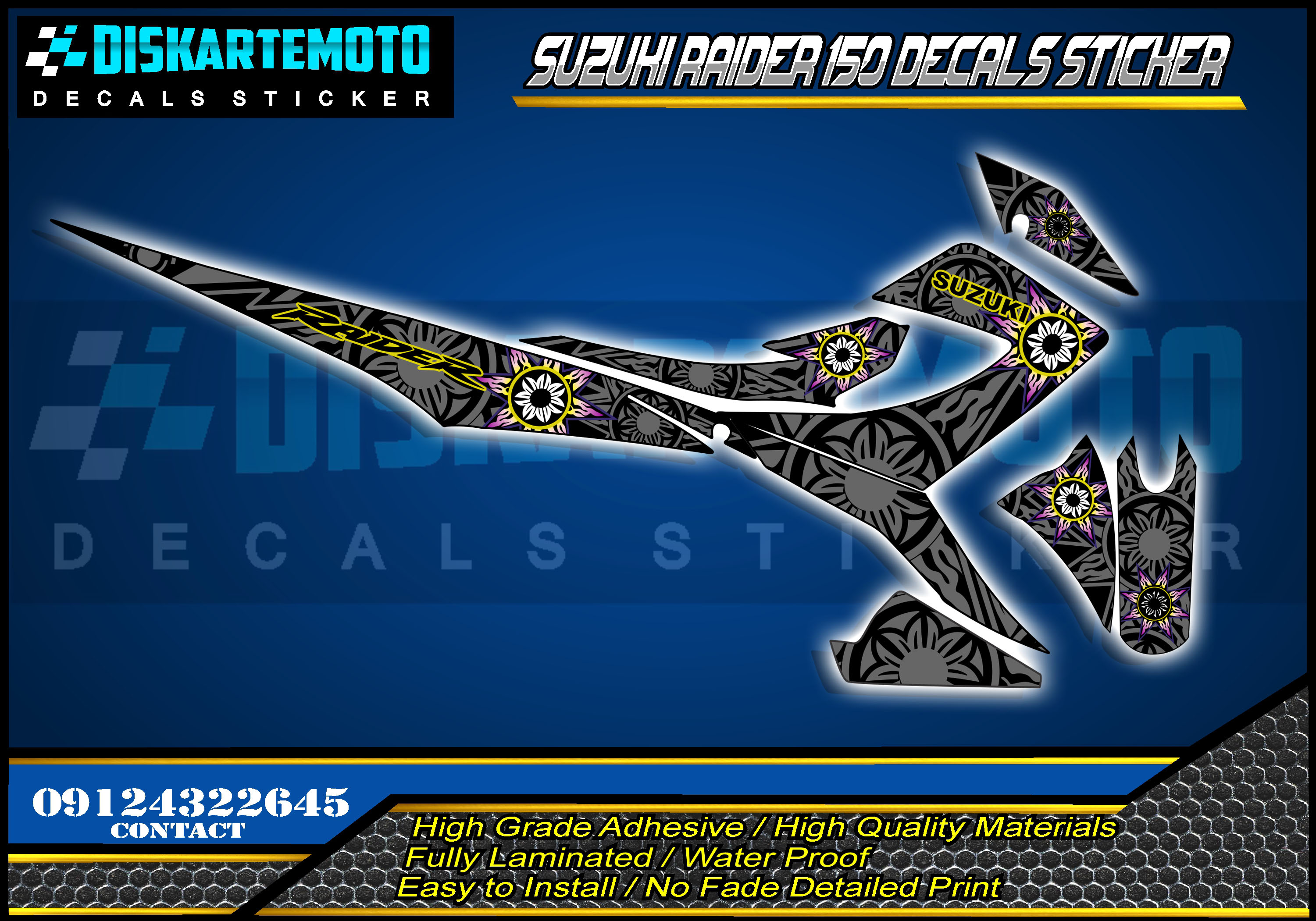 Suzuki Raider 150 Decals Sticker | Lazada PH