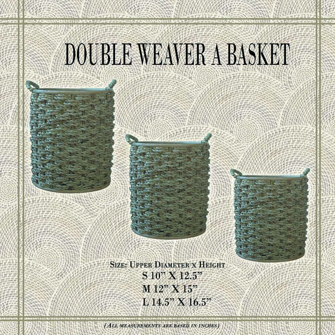 Buri Double Weaver A Rattan Basket | Lazada PH