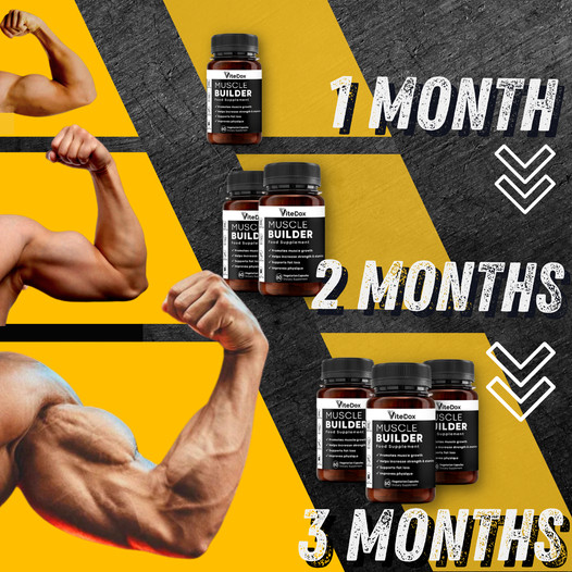 ViteDox Muscle Builder Food Supplement 60Capsules | Lazada PH