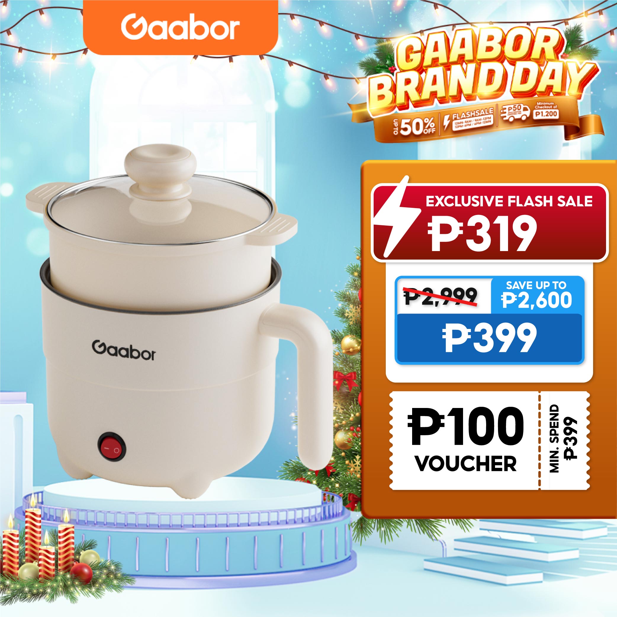 Gaabor Multi-Function Electric Cooker Mini Rice Cooker Multi Function ...