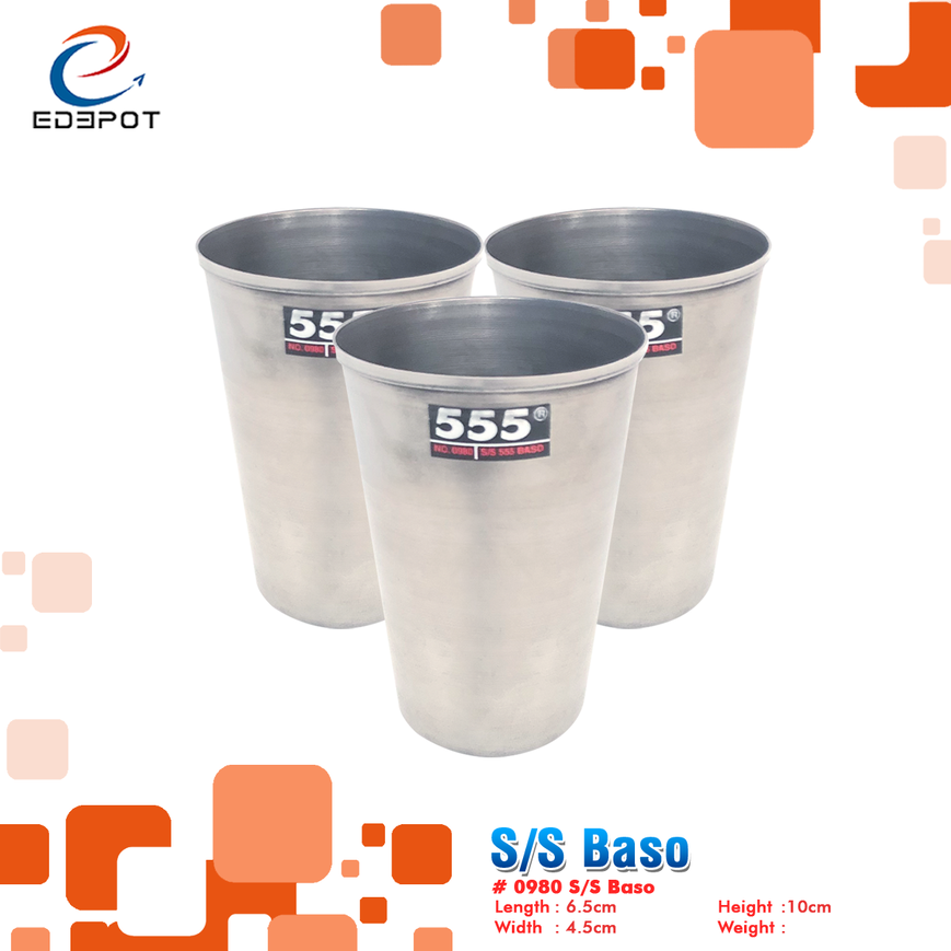 HappyWare #0980 Stainless Steel Baso COD | Lazada PH