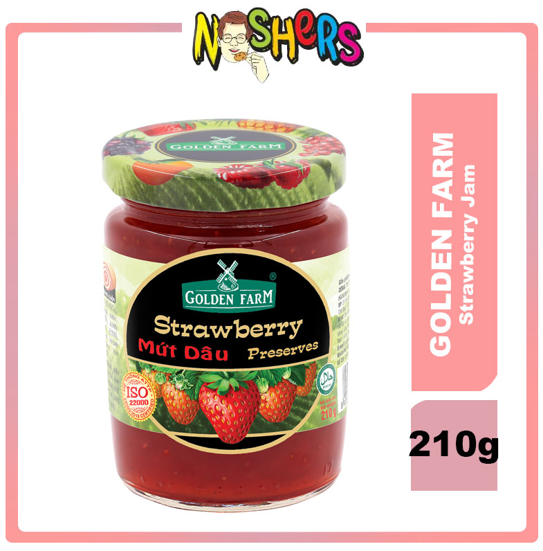 Noshers Golden Farm Strawberry Jam 210g Product of Vietnam | Lazada PH