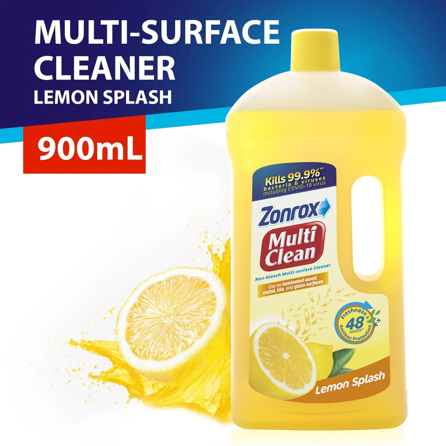 Zonrox Multi Clean Lemon Splash (900 mL) | Lazada PH