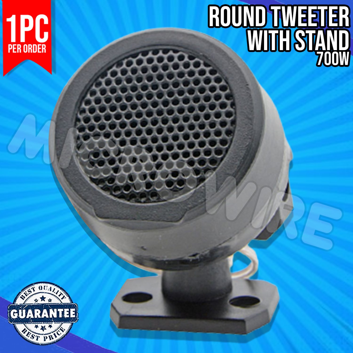 Round Tweeter With Stand 200W Heavy Duty (Per Piece) | Lazada PH