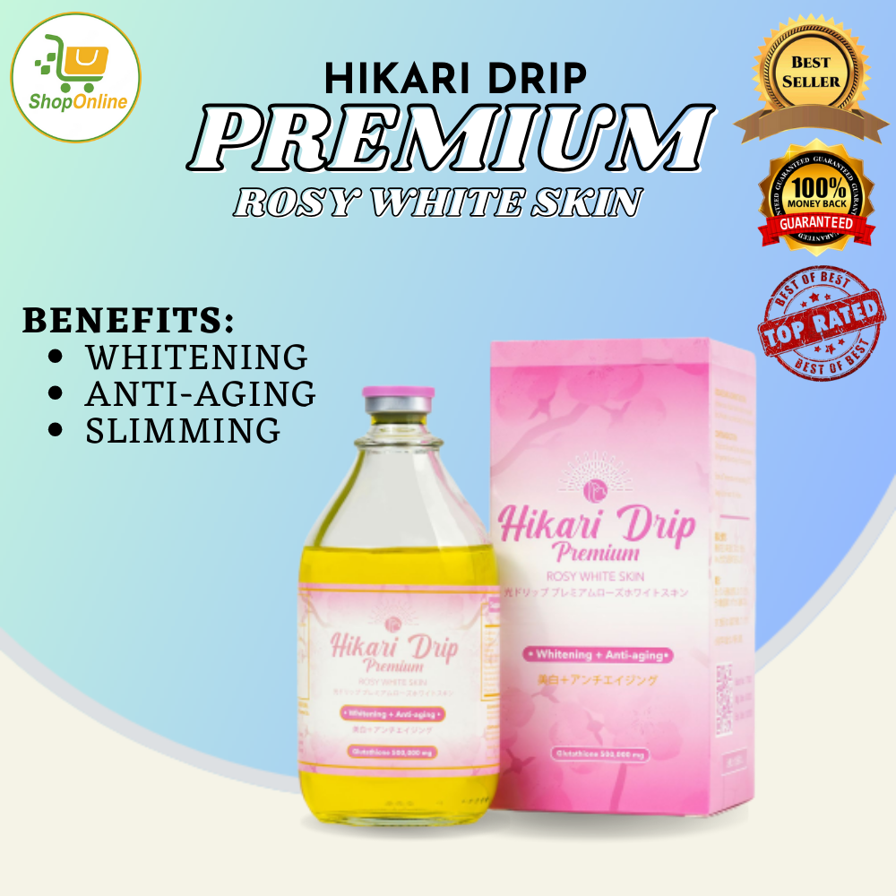 Hikari Drip Premium Rosy White Skin By: Beauty&U - Glutathione Drip for ...