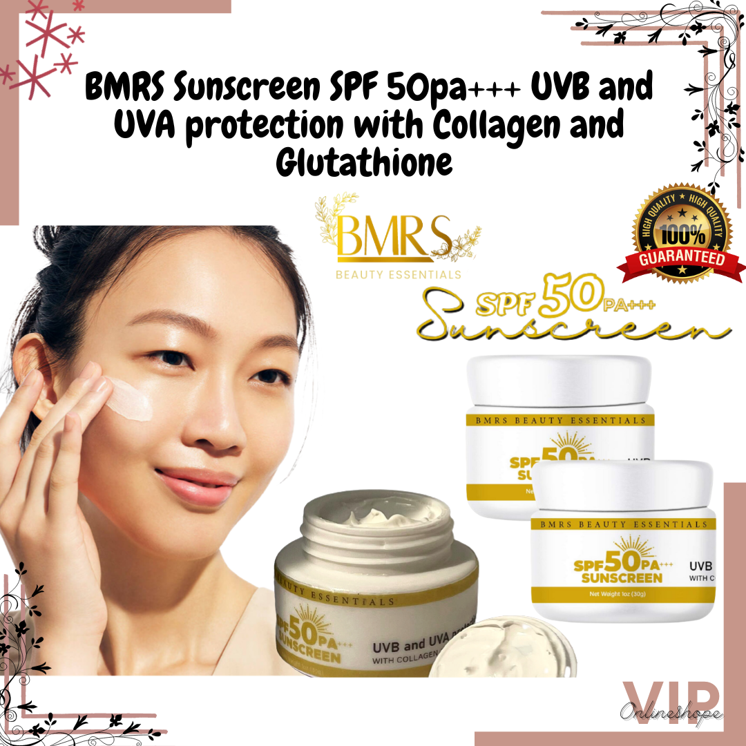 ORIGINAL BMRS SPF 50 pa+++ Sunscreen UVB and UVA Protection Sunscreen ...