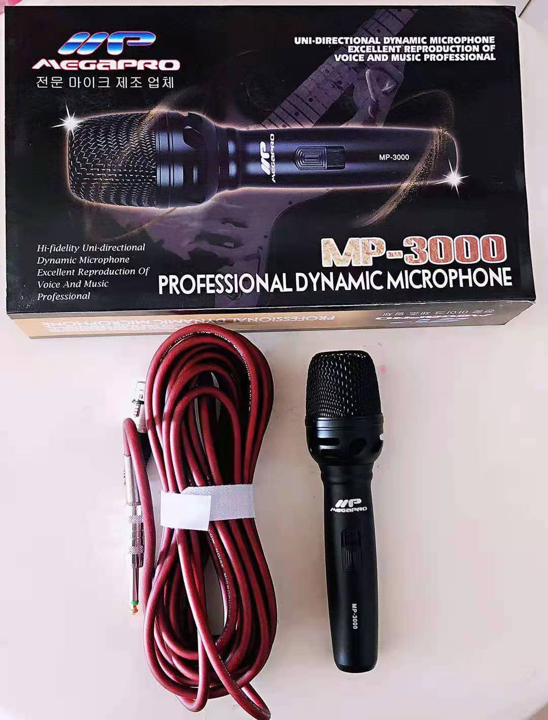 Heavy Duty Quality Megapro MP-3000 Professional Vocal Dynamic Microphone (black) | Lazada PH
