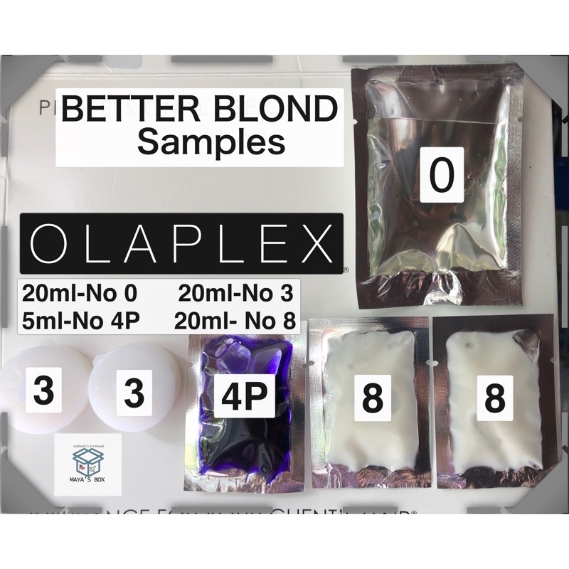 OLAPLEX Samples No 0 1 2 3 4 5 6 7 & 8 | Lazada PH