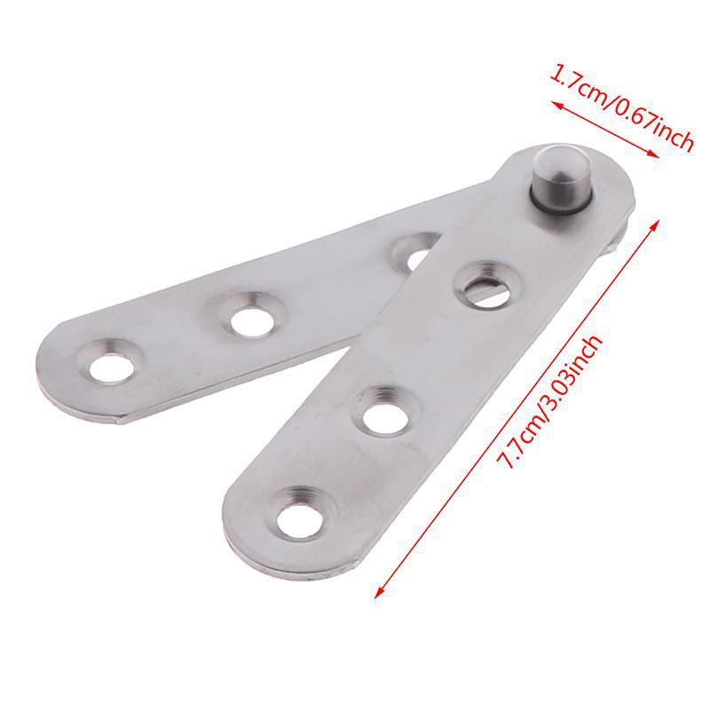 5Pair Concealed Door Pivot Hinge Stainless Steel Pivot Hinge 360 Degree ...