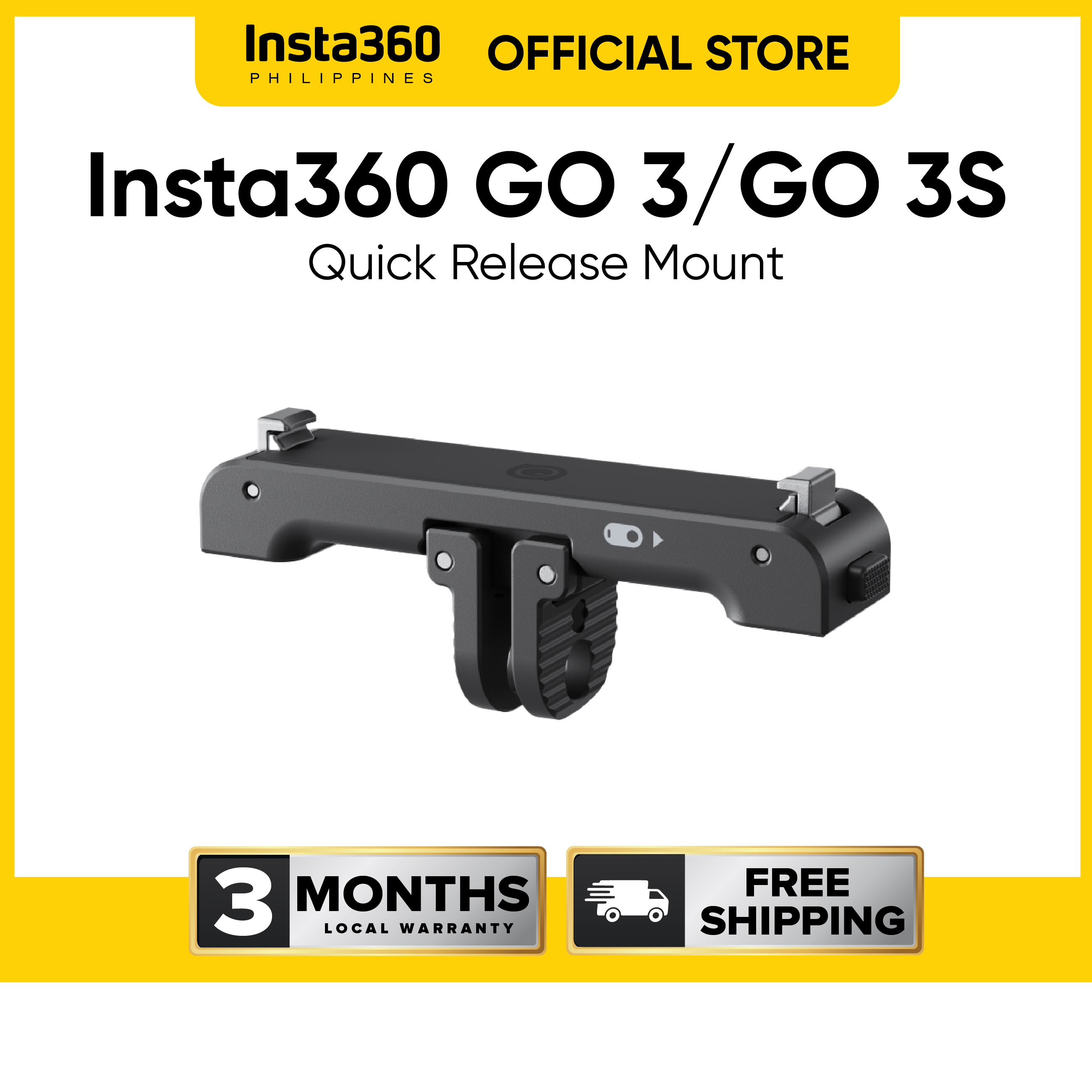 Insta360 GO 3/ GO 3S Quick Release Mount | Lazada PH