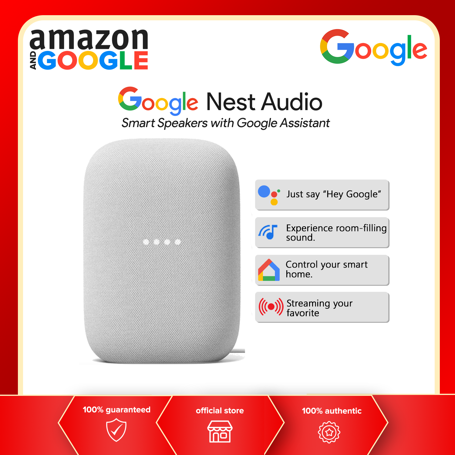 Google Nest Audio Smart Speakers with Google Assistant | Lazada PH