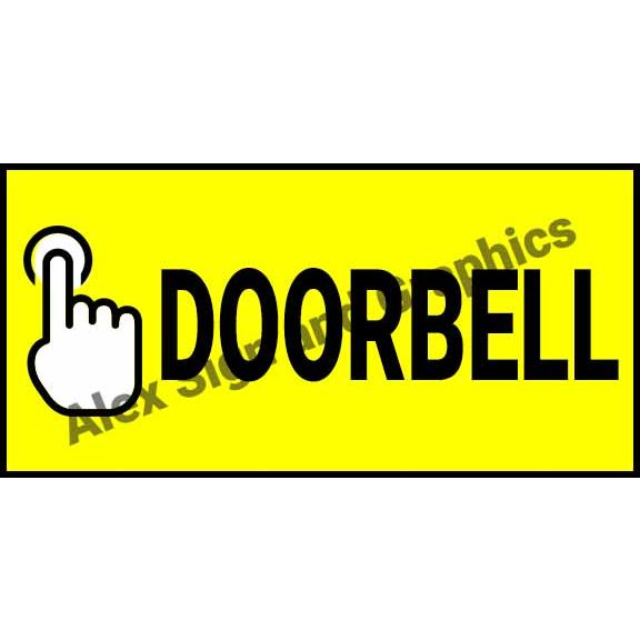 Doorbell PVC Signage - 3.75 x 7.5 inches | Lazada PH