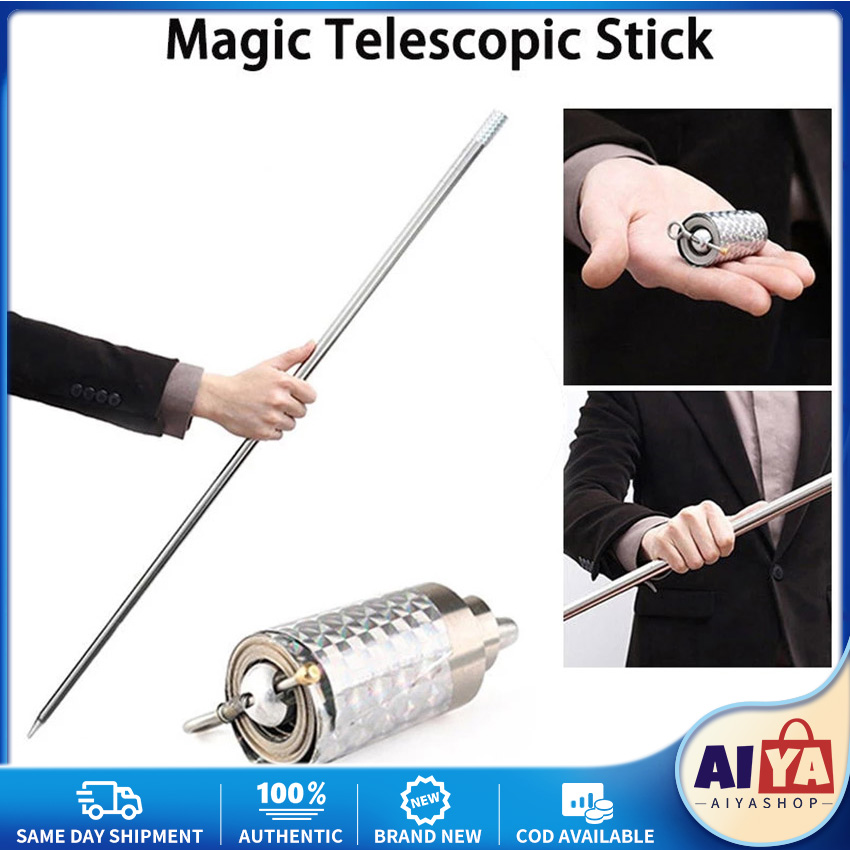 ★Same Day Shipping★ Magic Stretchable Stick Metal Magic Pocket Wand for ...