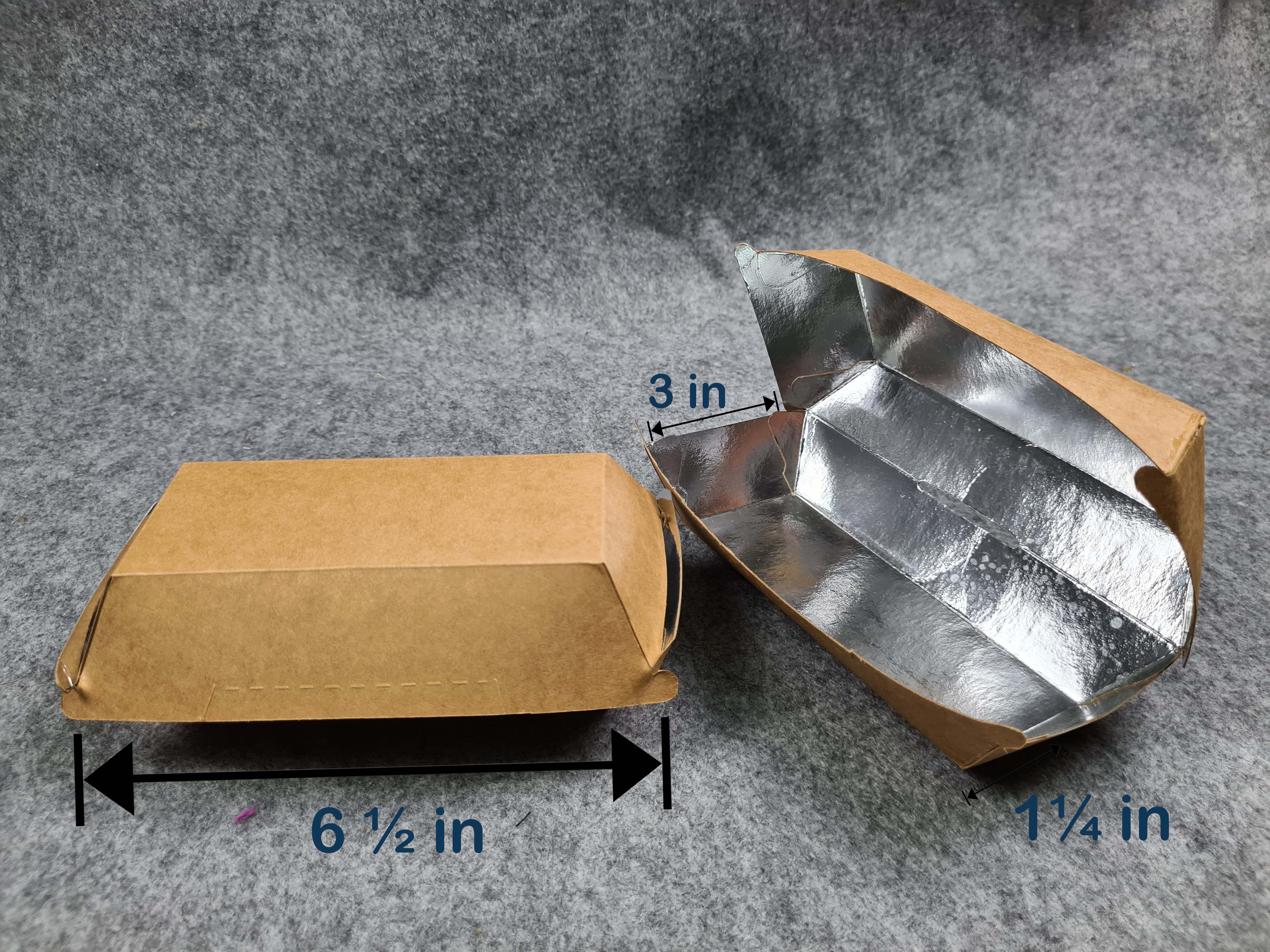 Paper Food Packaging | Paper Food Box | Spaghetti Box | Double Division ...