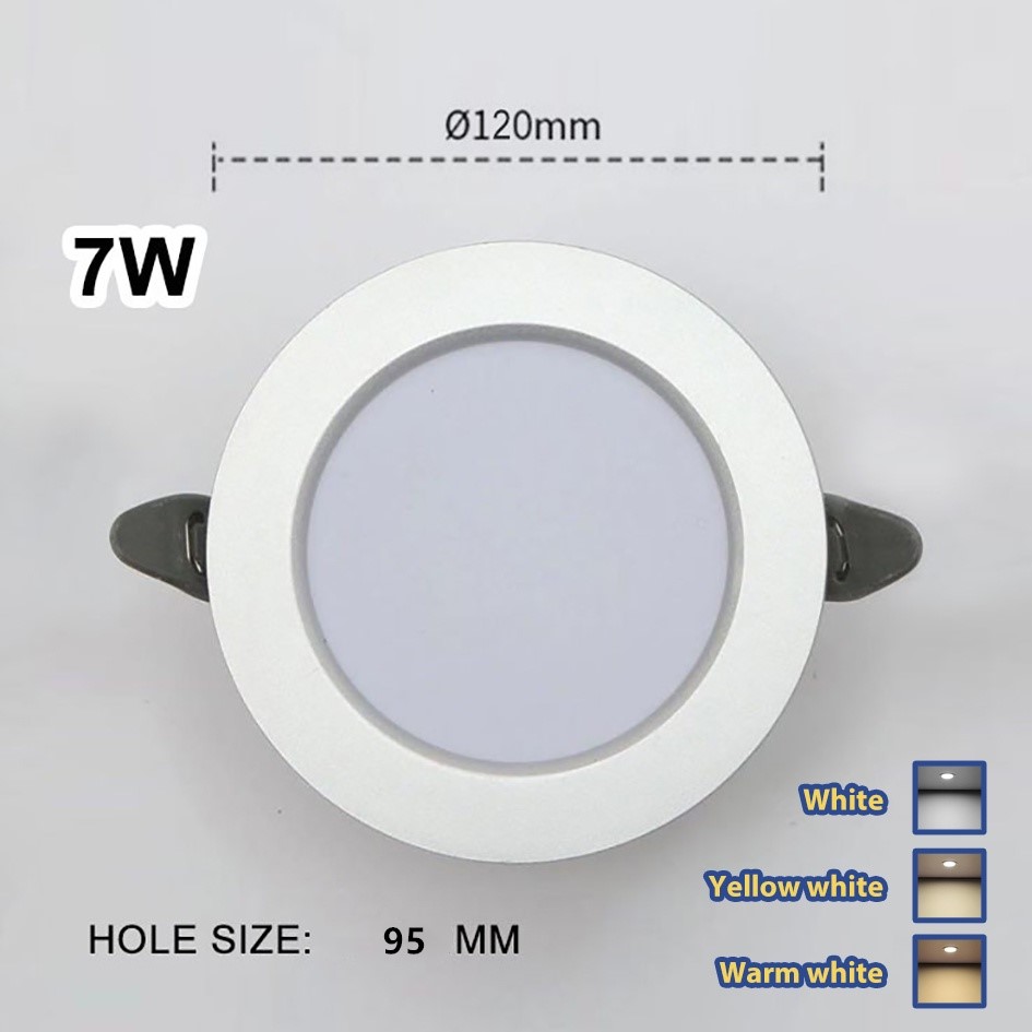 TOLO Pin light Tri color LED Downlight Dimmable light Recessed Round ...