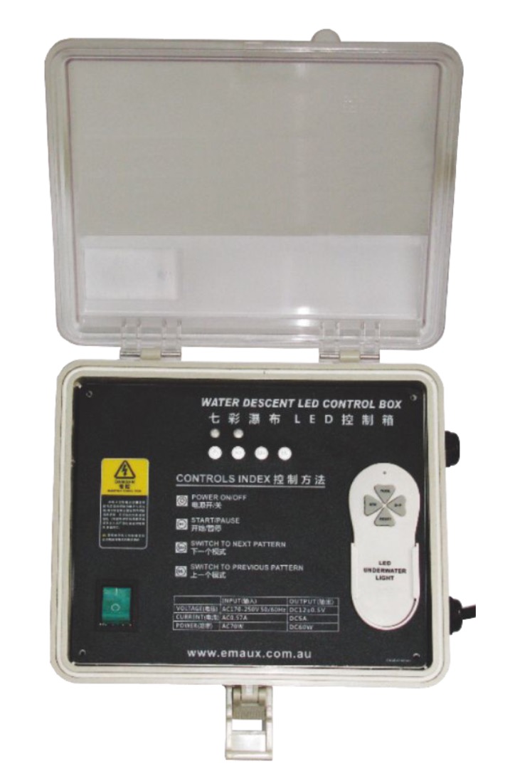 Emaux Control Box for LED Water Descent KZD60 08080016 / WTD-CB ...