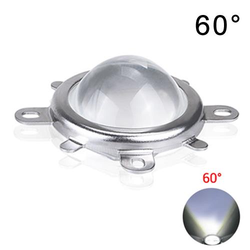 Led Lens 44mm Glass 60 Degree 120 Degree Reflector Collimator Fixed ...