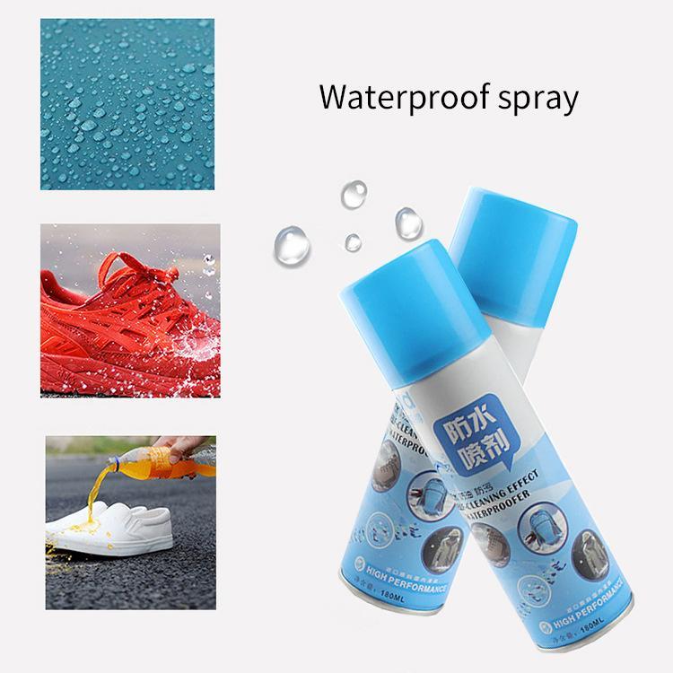 Waterproof Spray Shoes Oil Shoe Polish 180ml Water Repellent Nano Spray ...