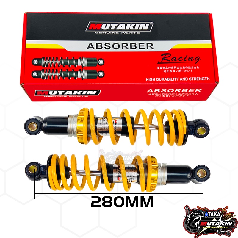 ⚘MUTAKIN modified XRM WAVE SMASH SHOGUN 280mm 330MM 290MM rear shock ...