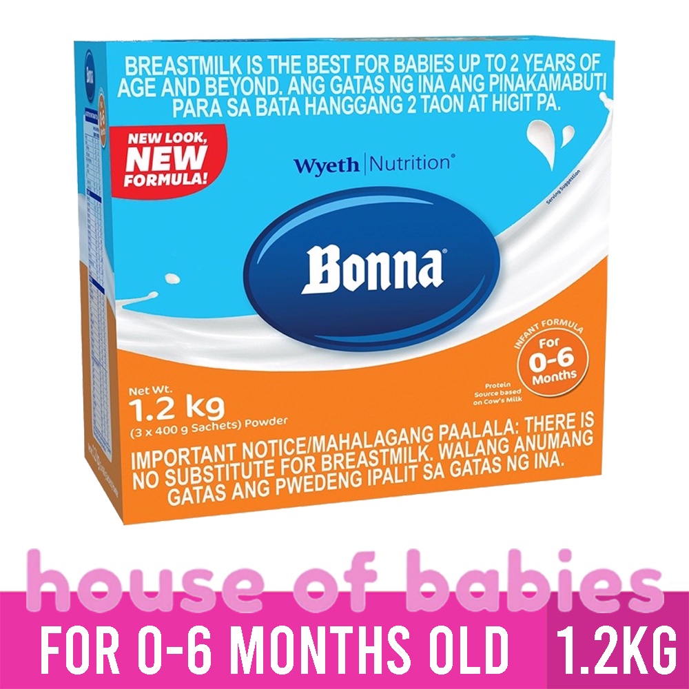 BONNA 1.2kg 0-6 Months Old Infant Formula | Lazada PH