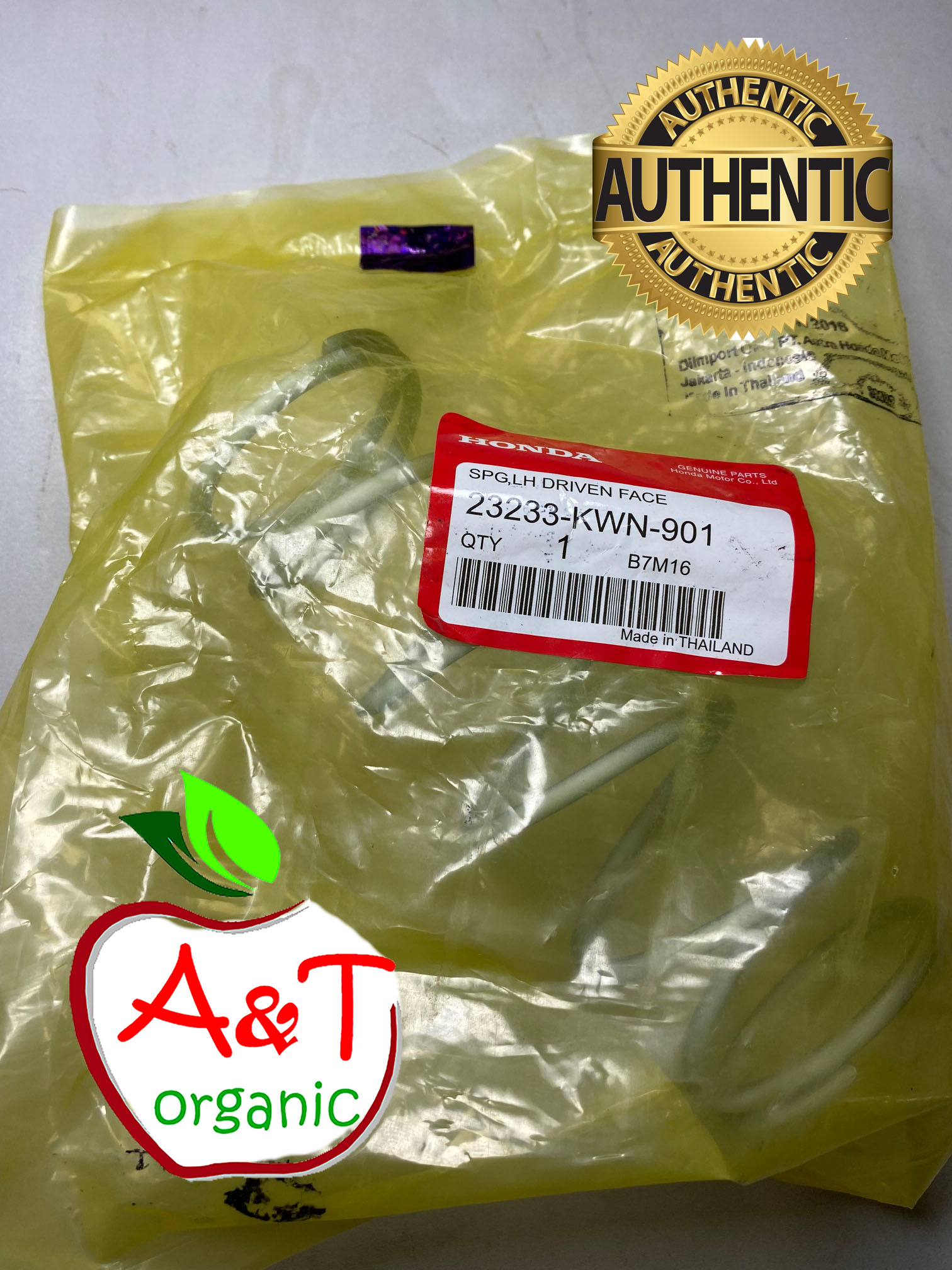 Genuine Honda CVT Spring Driven Face ( Center Spring ) – PCX 150, Vario ...