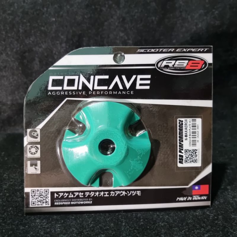 RS8 Concave Back Plate (Aerox/Nmax) MISS | Lazada PH