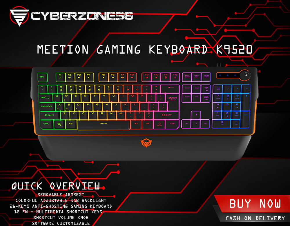 Meetion K9520 Gaming Keyboard | Lazada PH
