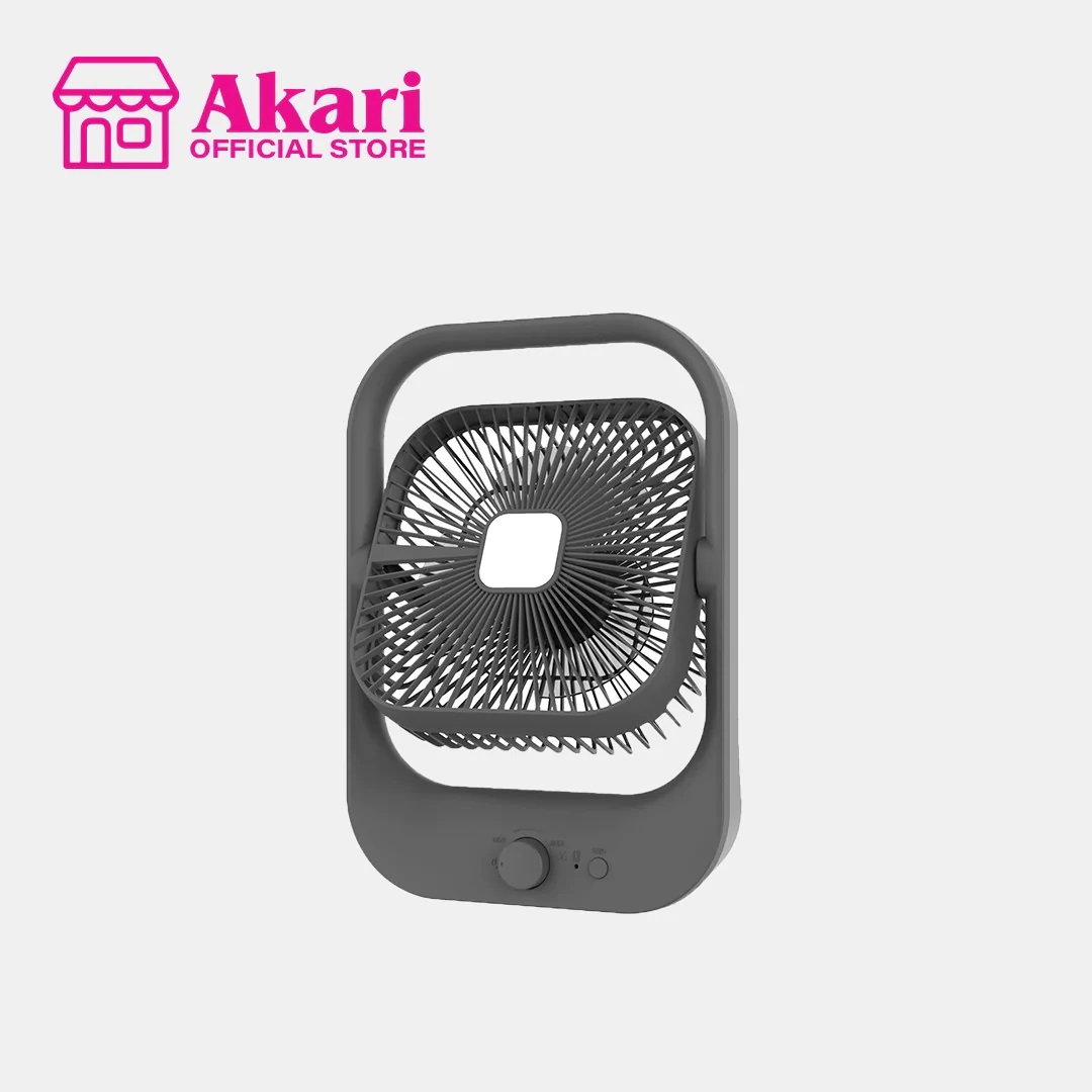 Akari 8" Rechargeable Square Fan with LED (ARF-8018) | Lazada PH