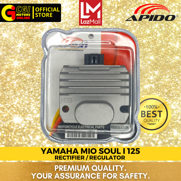 APIDO Rectifier/Regulator for Yamaha Mio Soul I 125 | Lazada PH